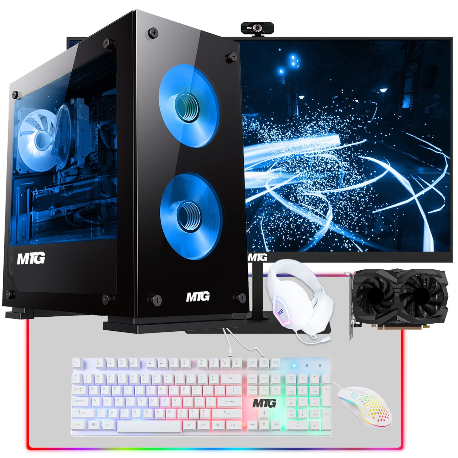 MTG Aurora 4T Gaming Tower PC- Intel Core i7 4th Gen, GTX 1660 Super ...