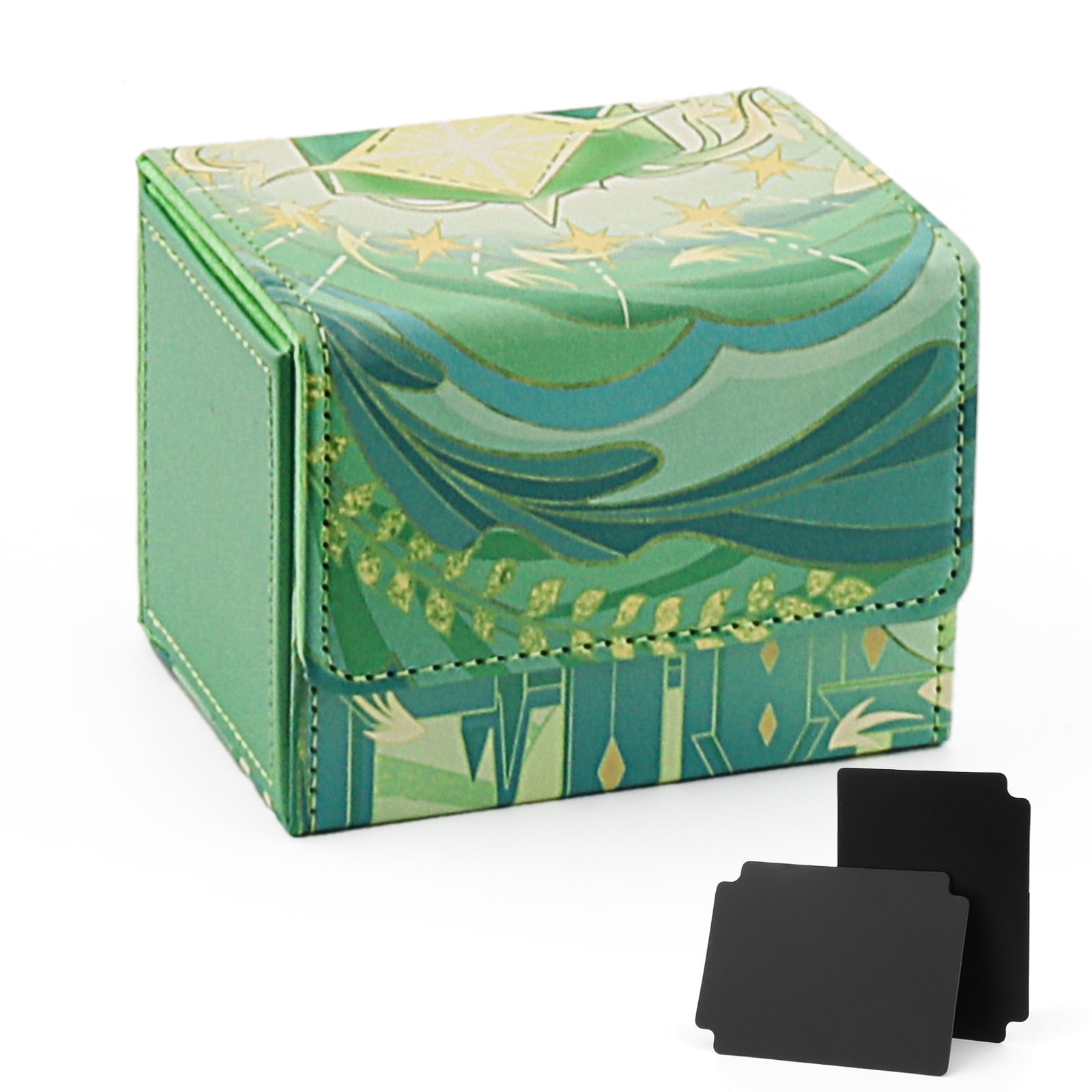 MTG Deck Box for Commander Display, Fit 150+ Sleeved Commander Deck,2 ...