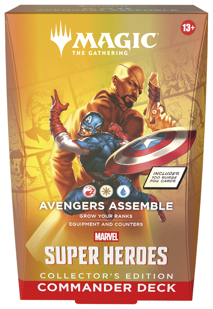MTG MARVEL SUPER HEROES COLLECTOR COMMANDER DECK AVENGERS ASSEMBLE ...