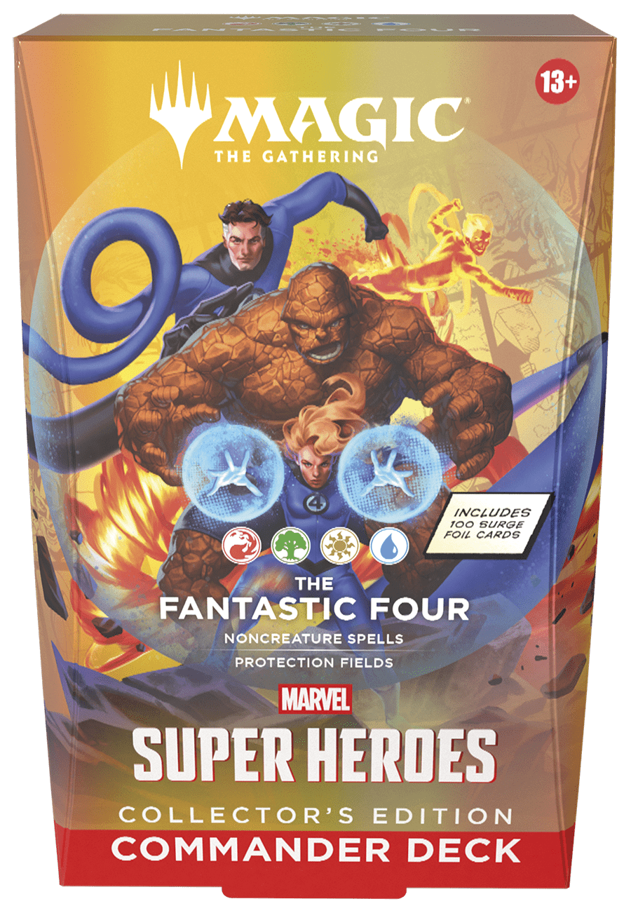MTG MARVEL SUPER HEROES COLLECTOR COMMANDER DECK FANTASTIC FOUR ...