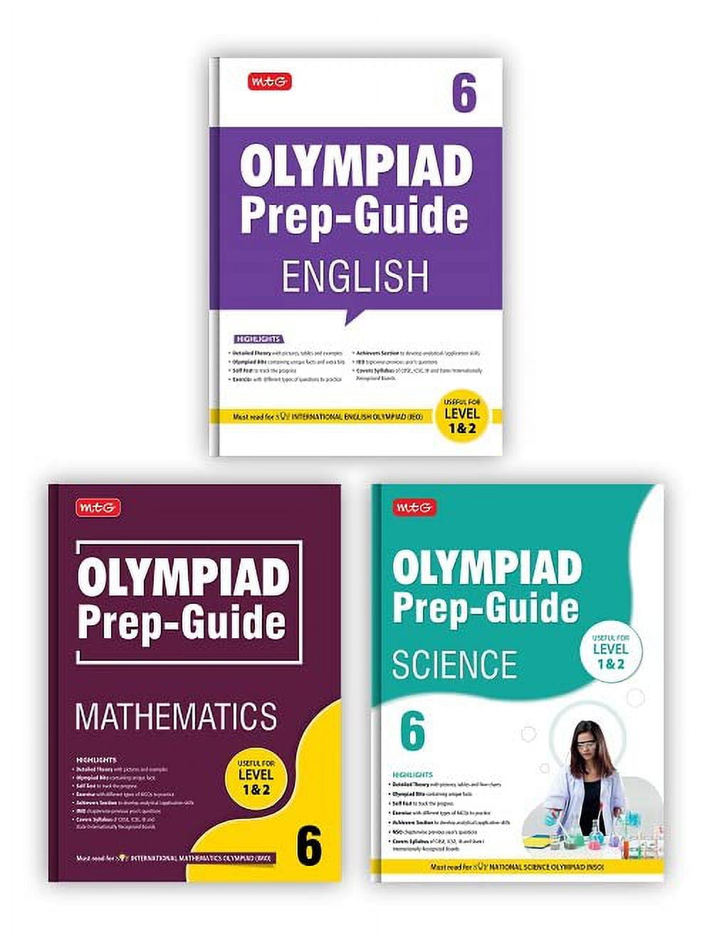 Mtg Olympiad Prep Guide Class 6 Achievers Section With Imo Nso Ieo