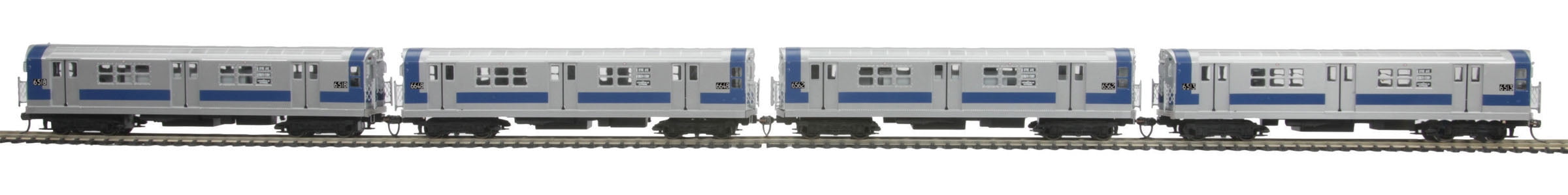 MTH 80-2346-1 HO MTA R17 4Car Subway Set w/PS 3.0 #6518 #6648 #6562 ...