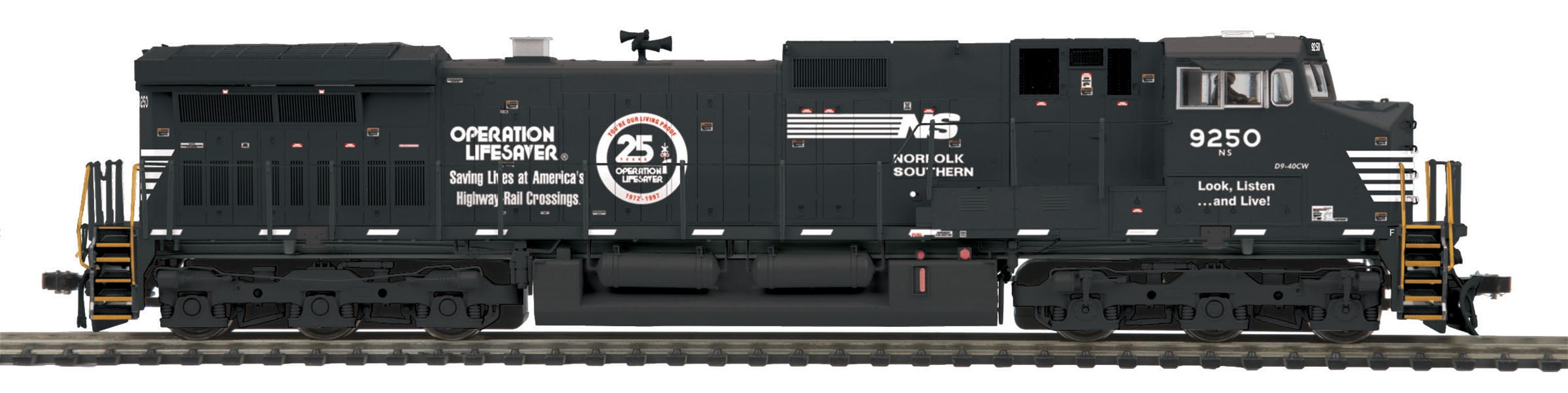 MTH 8022971 HO Norfolk Southern Dash-9 Diesel Engine with Proto-Sound 3.0 #9250 - Walmart.com