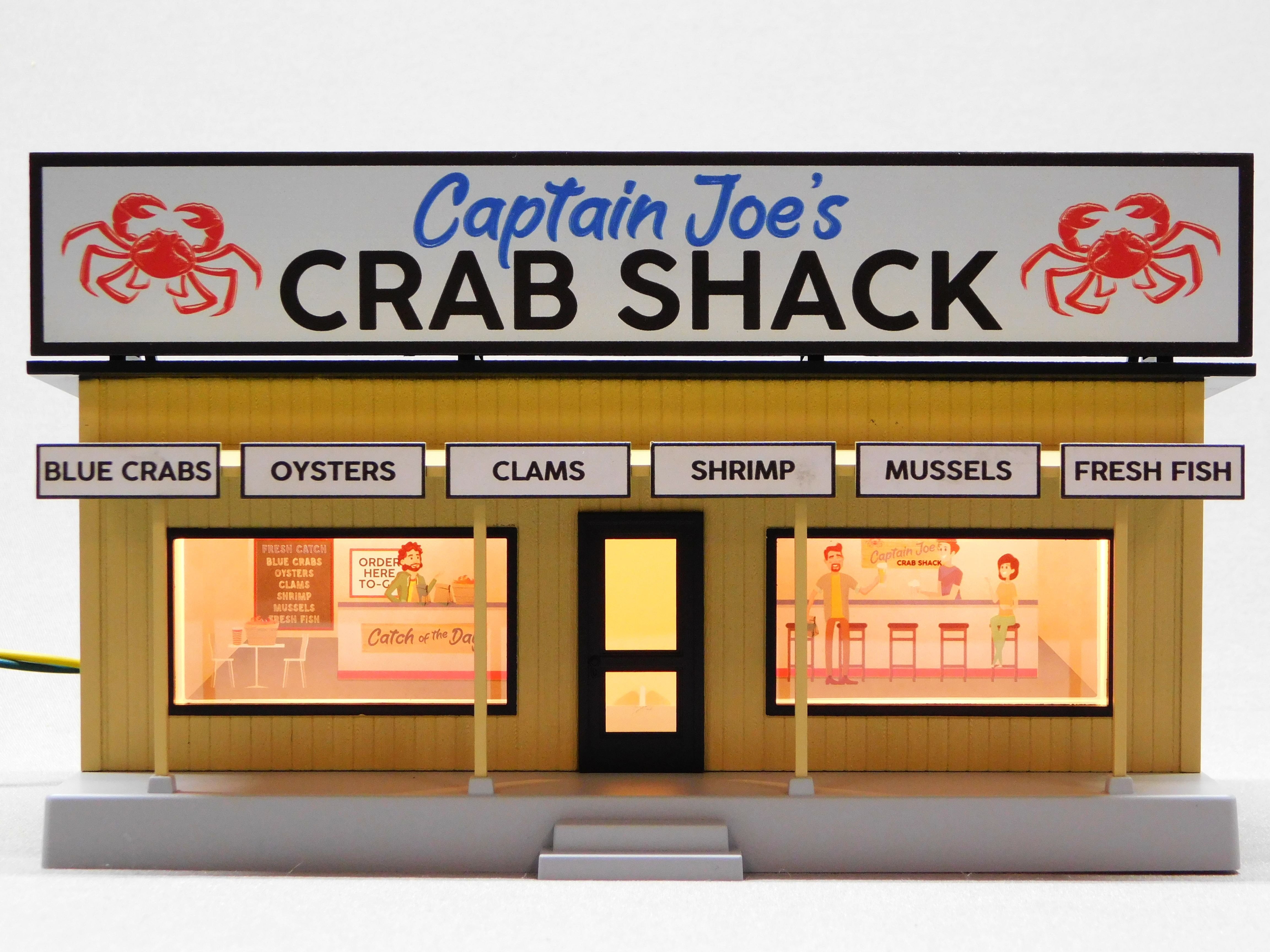 MTH CAPTAIN JOE'S CRAB SHACK ROAD SIDE STAND O GAUGE 30-90691 - Walmart.com