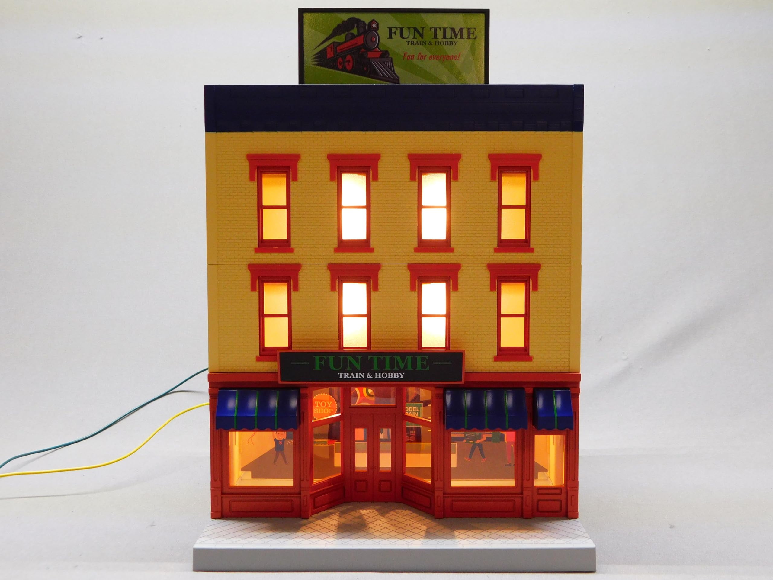 MTH Fun TIME Train & Hobby 3-Story City Building 30-90659 - Walmart.com