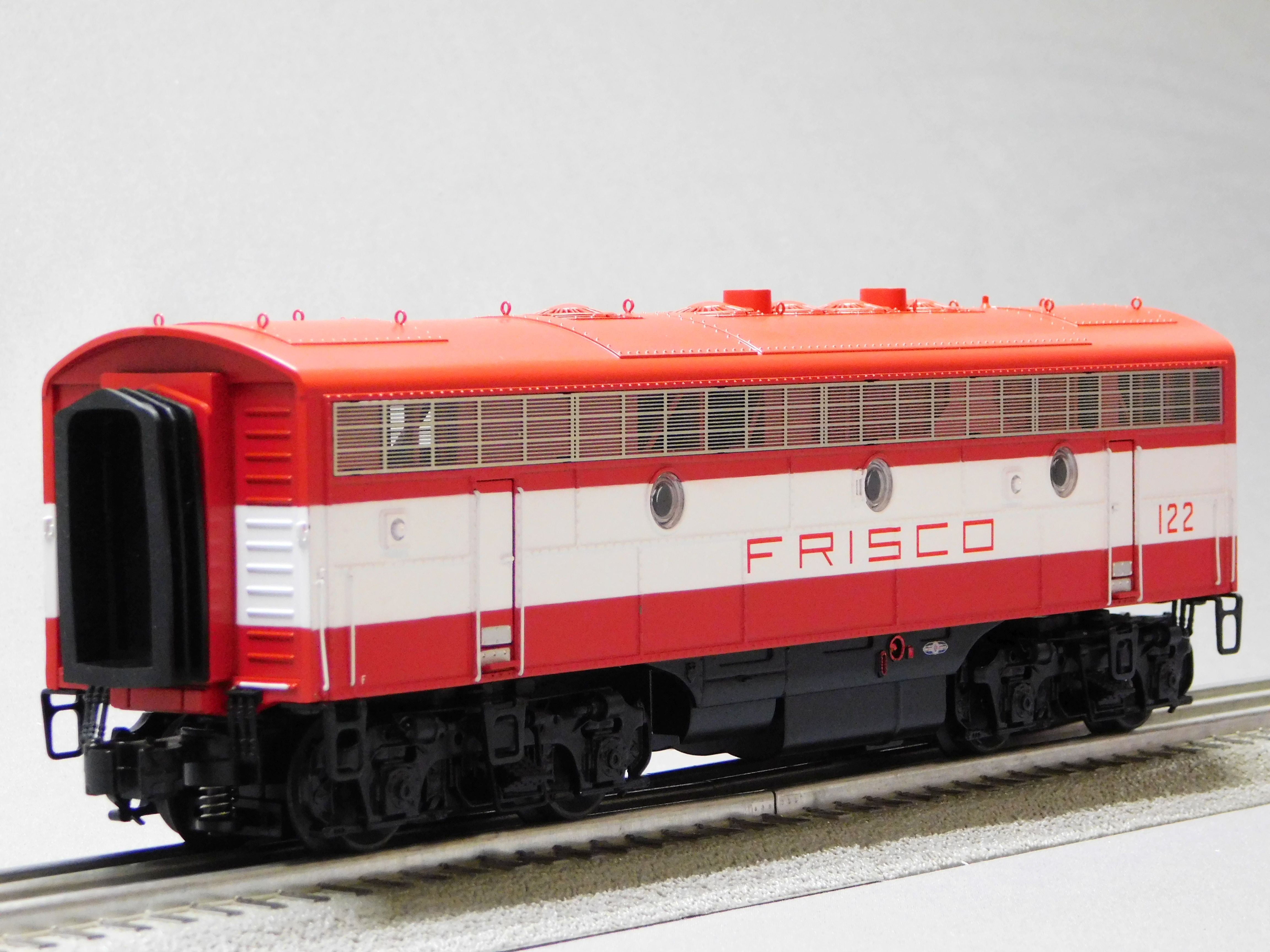 MTH PREMIER FRISCO F-7 B UNIT #122 NON POWERED DIESEL O GAUGE 20-21805 ...