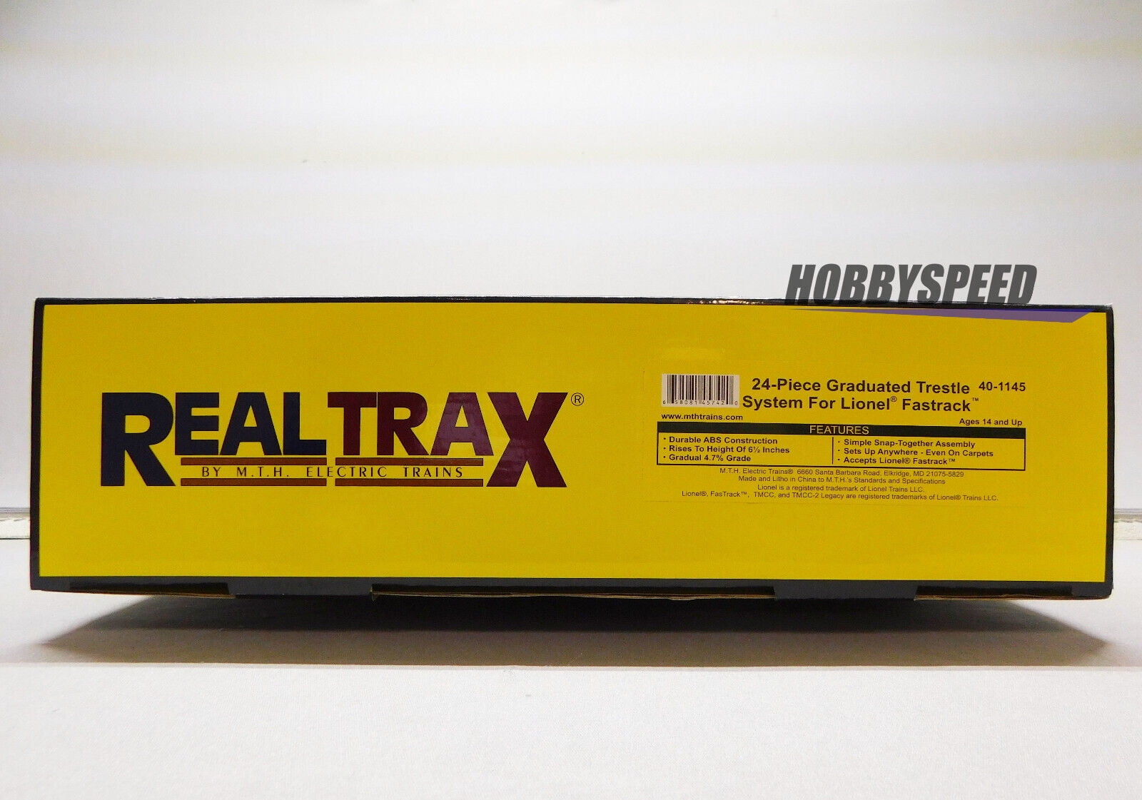 MTH RAILKING 24 Piece Graduated Trestle Set for FASTRACK O Gauge 40 ...