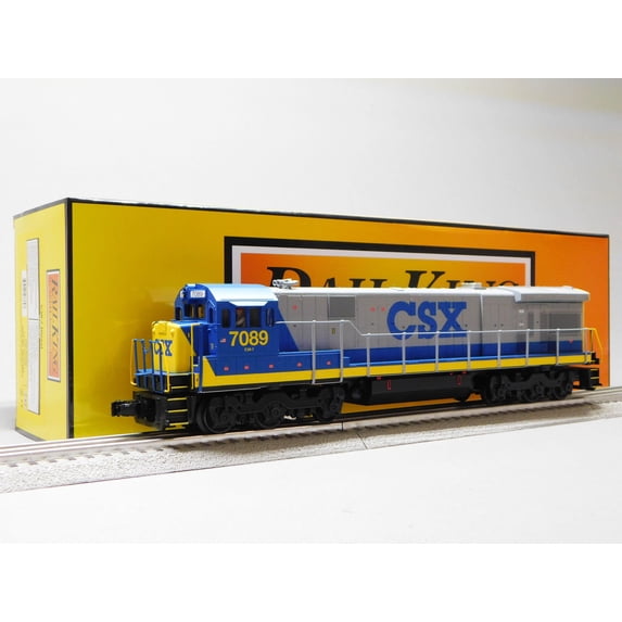 MTH RAILKING CSX C30-7 DIESEL ENGINE LOCOMOTIVE #7089 O GAUGE 30-21266 ...