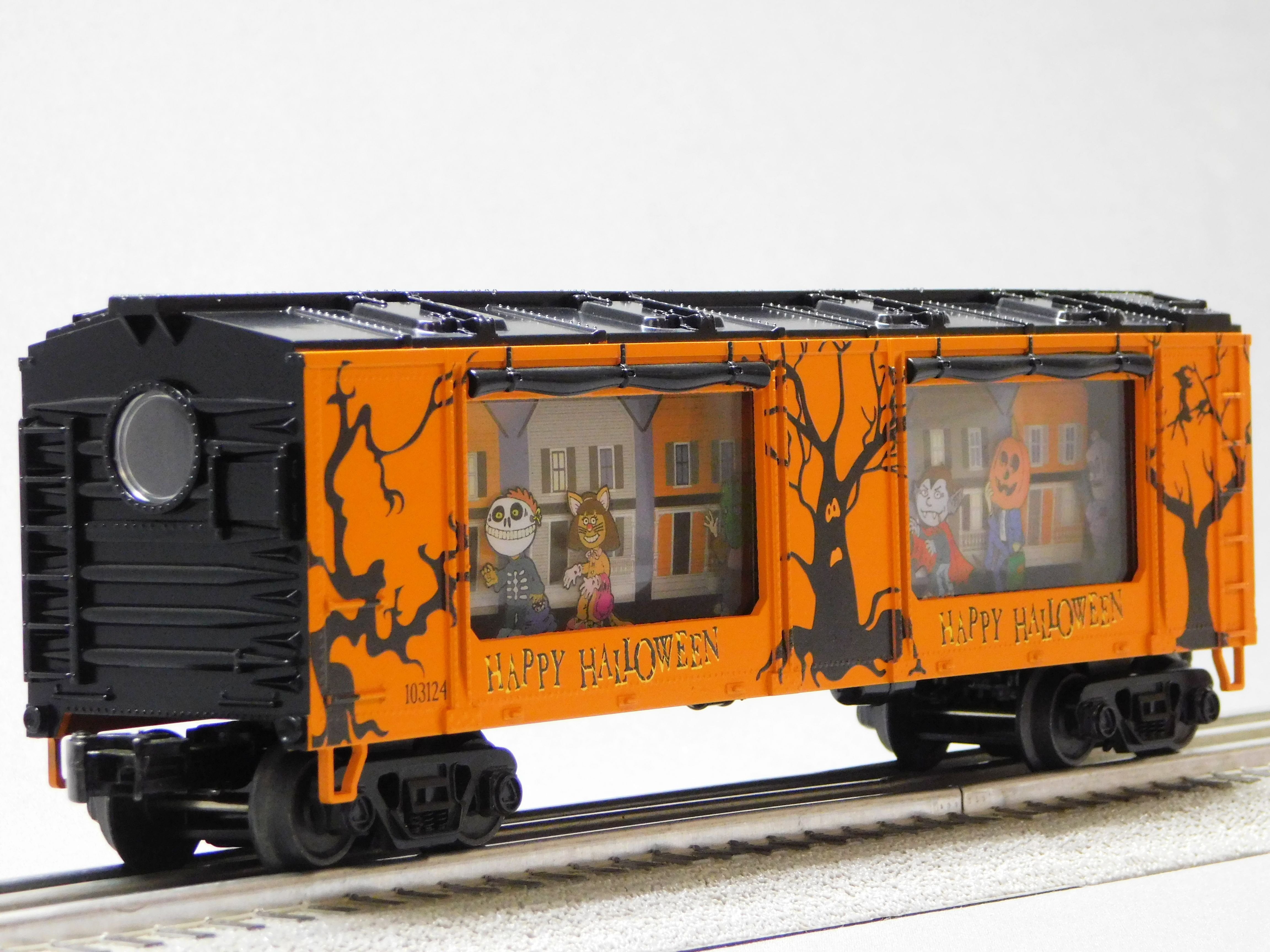 MTH RAILKING HALLOWEEN TRICK OR TREATERS ACTION CAR O GAUGE 30-79690 ...