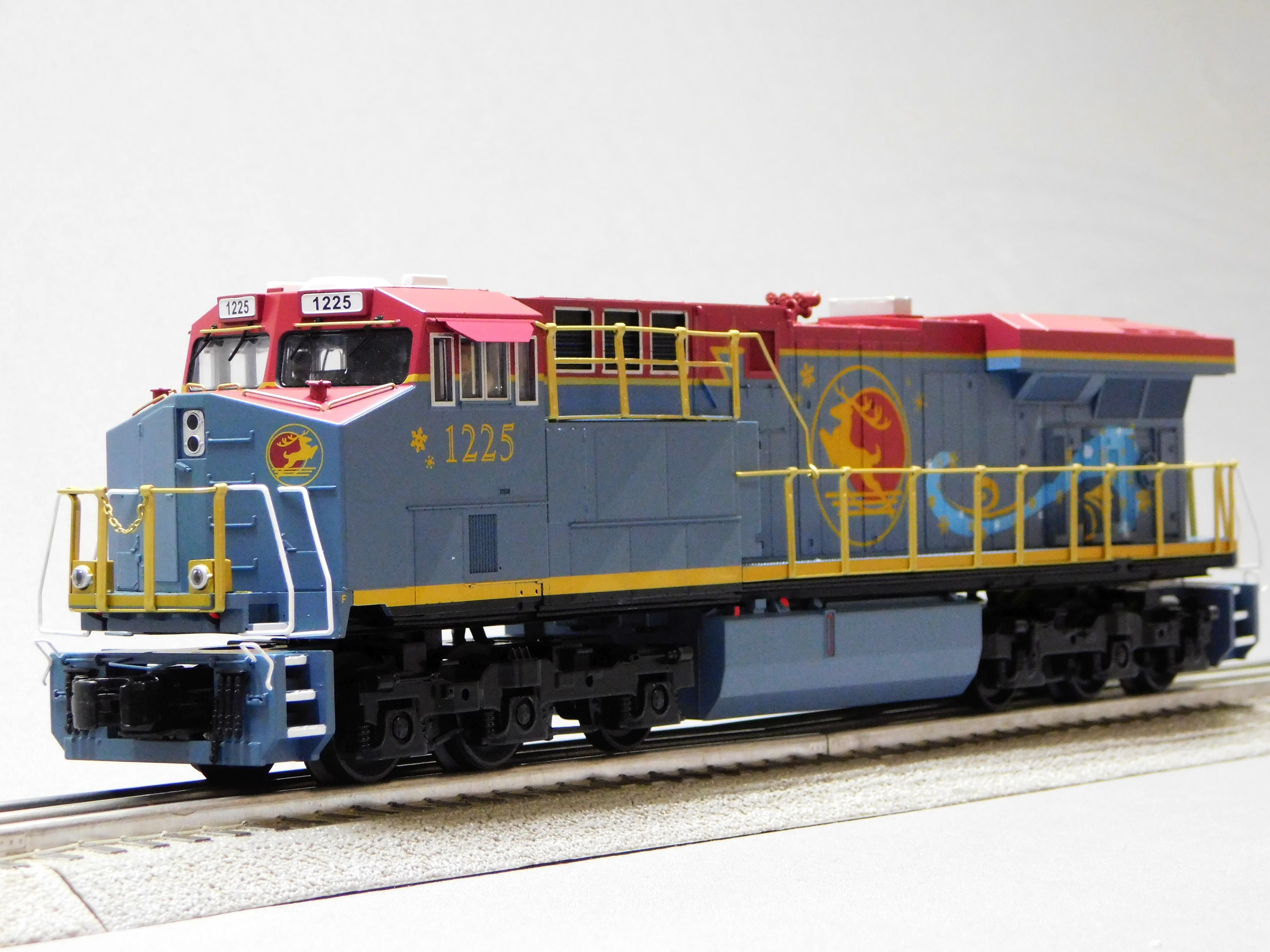 MTH RAILKING NORTH POLE ES44AC DIESEL ENGINE #1225 O GAUGE 30-21239-1 - Walmart.com