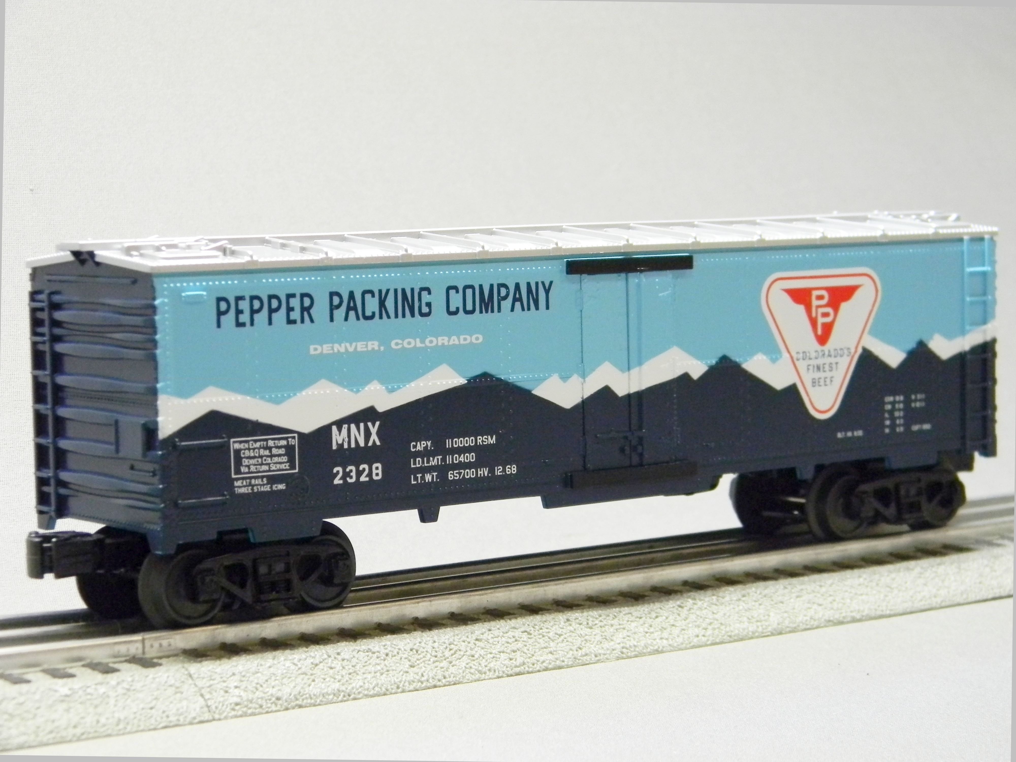 MTH RAILKING Pepper Packing Modern Reefer CAR #2328 O Gauge - Walmart.com
