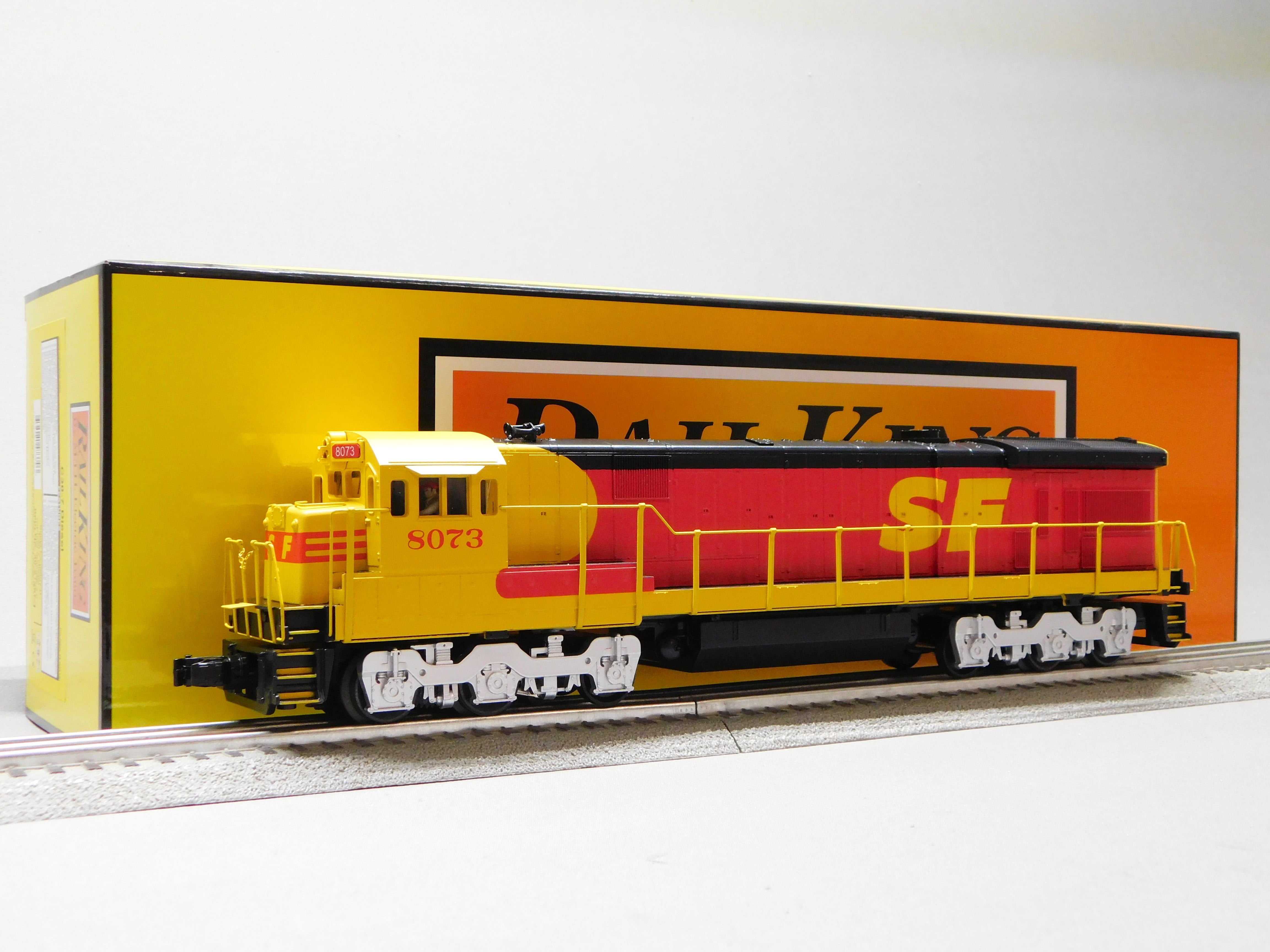 MTH RAILKING SANTA FE C30-7 DIESEL ENGINE LOCOMOTIVE #8073 O GAUGE 30 ...