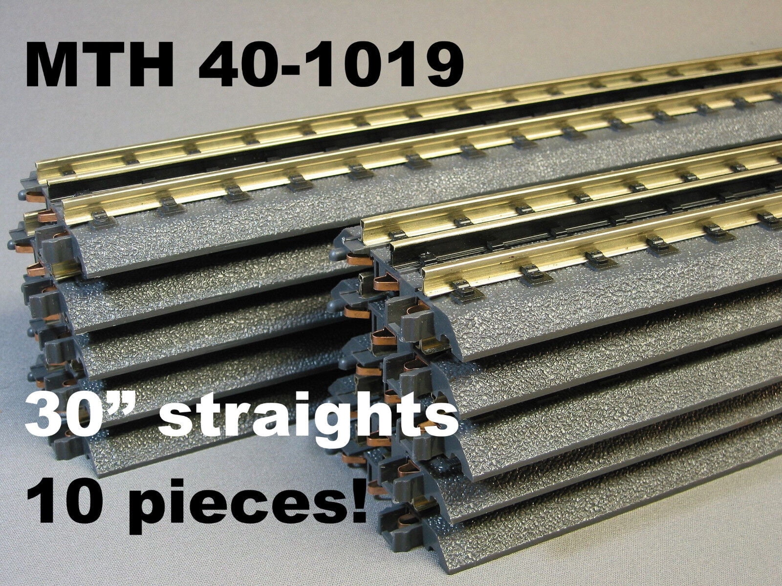 MTH REALTRAX 30" Straight Track 10 Pack O Gauge Bulk - Walmart.com