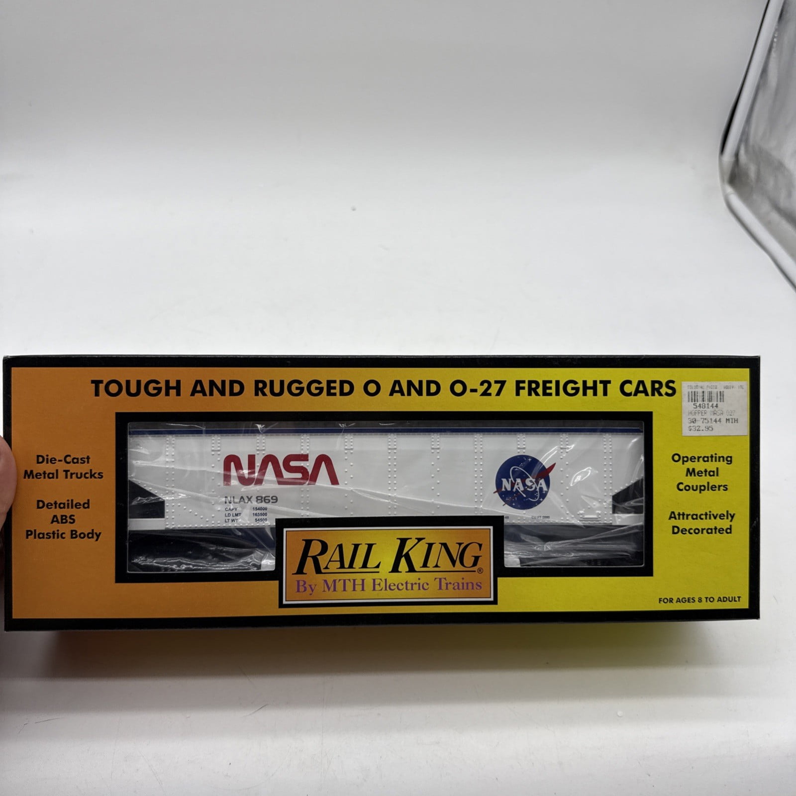 MTH Rail King 30-75144 NASA Hopper Car w/Coal load Train Car - Walmart.com