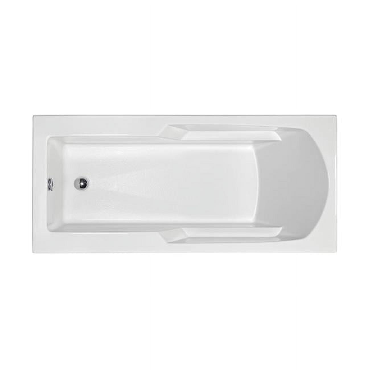 MTI Baths R6630ERRS-B 65.75 in. Reliance Soaking Rectangular Tub with ...