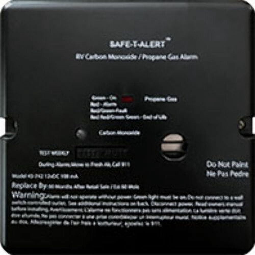 MTI Industries Safe-T-Alert 45 Series Flush Mount Dual RV Carbon ...