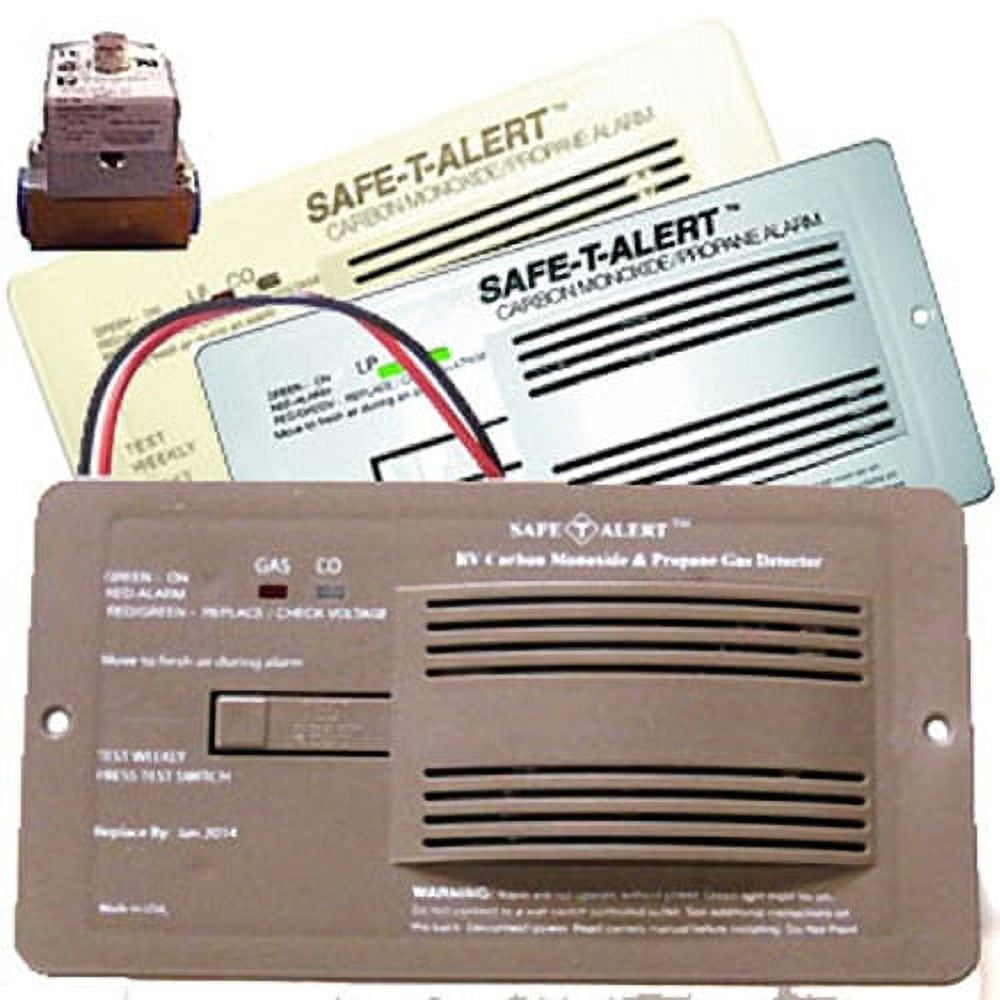 MTI Industry 70-742-R-BR-KIT Brown CO & Propane Alarm w/ Solenoid ...