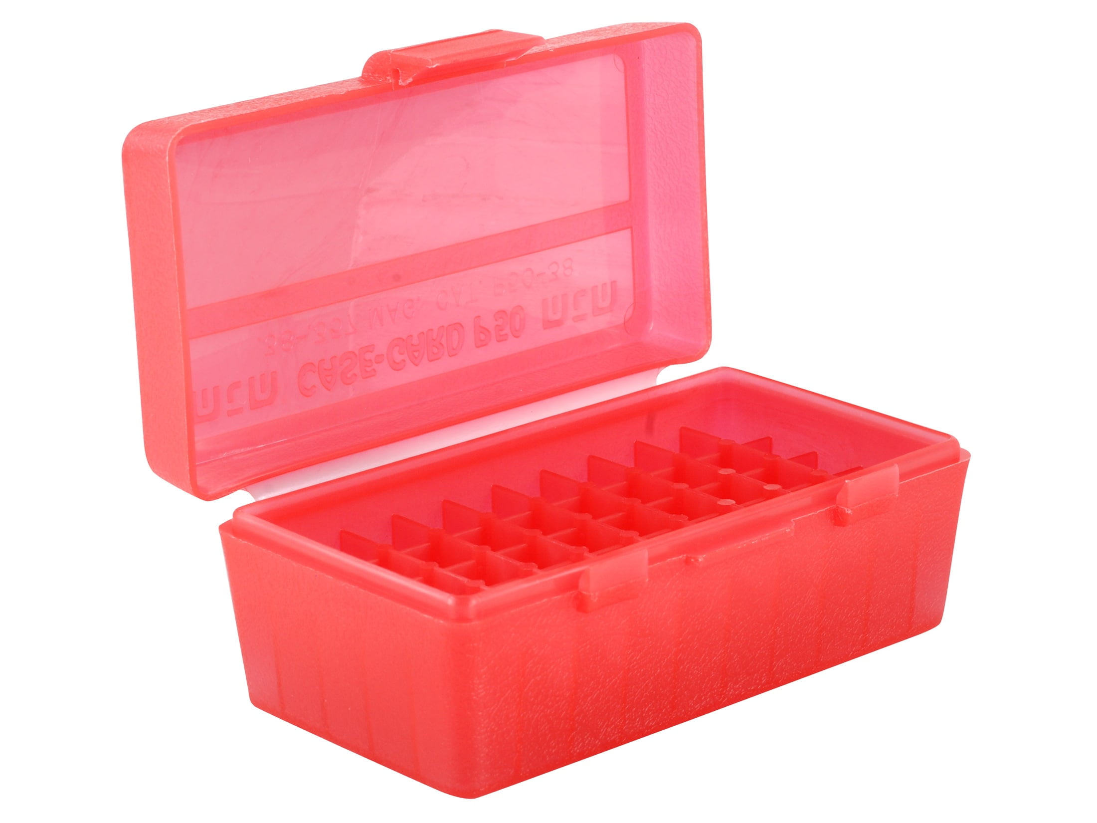 MTM FLIP TOP HANDGUN AMMO BOX P-50 SERIES RED - Walmart.com