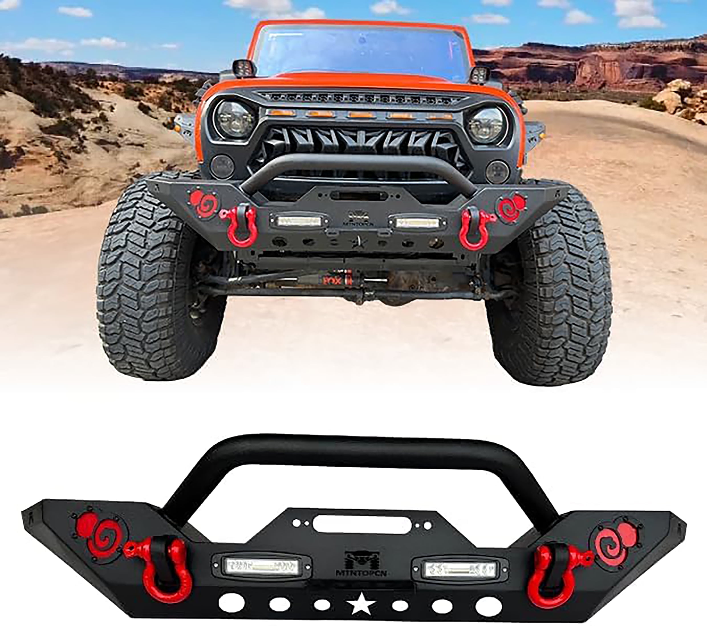 MTNTOPCN, Automotive Front Bumper with Calabash Brother Gourd Design ...