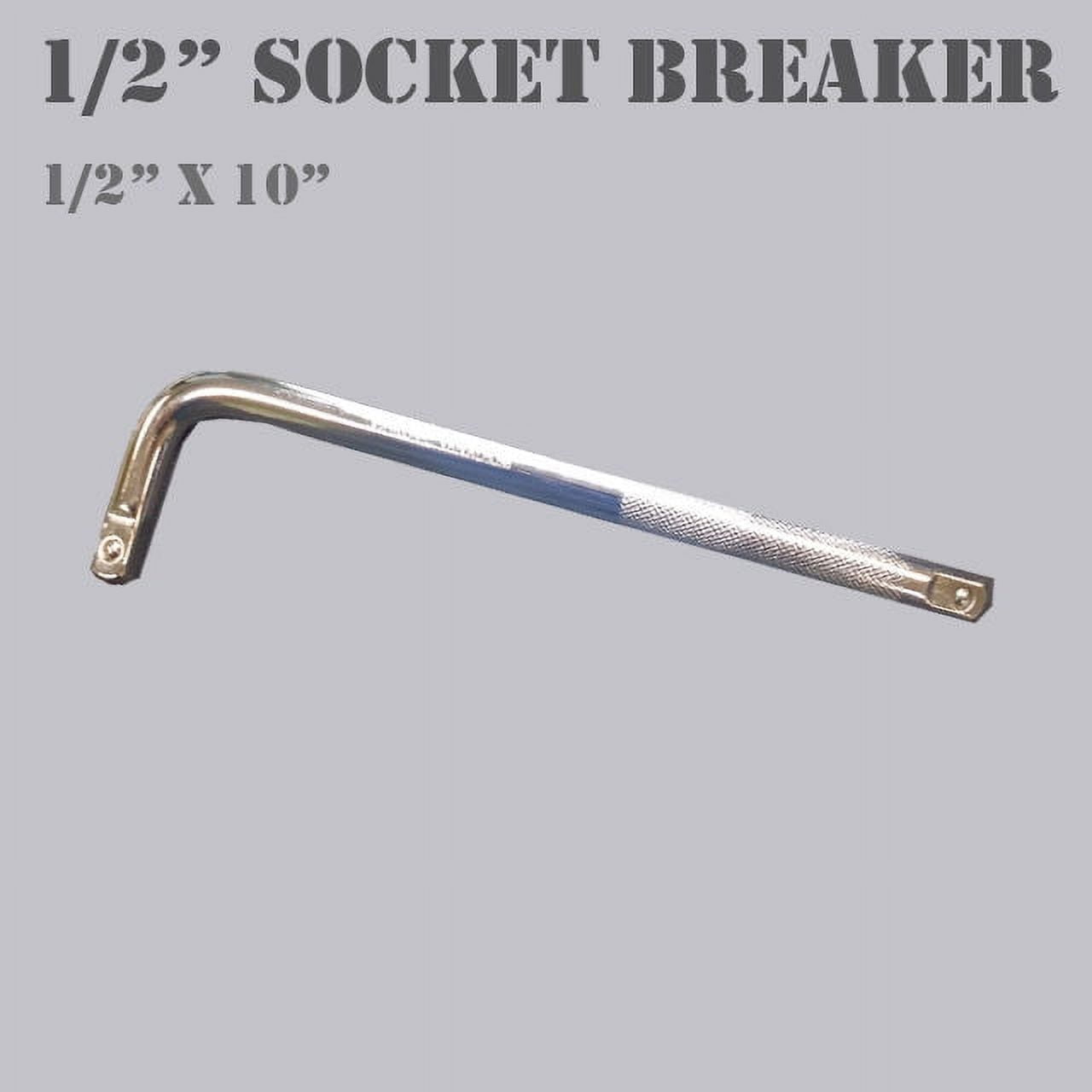 MTP ® 1/2" x 10" L Sharp Socket Breaker Bar Wrench 1/2 in Drive ...
