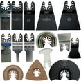 MTP 15 Assorted Saw Blades - Universal Oscillating Multitool Quick ...