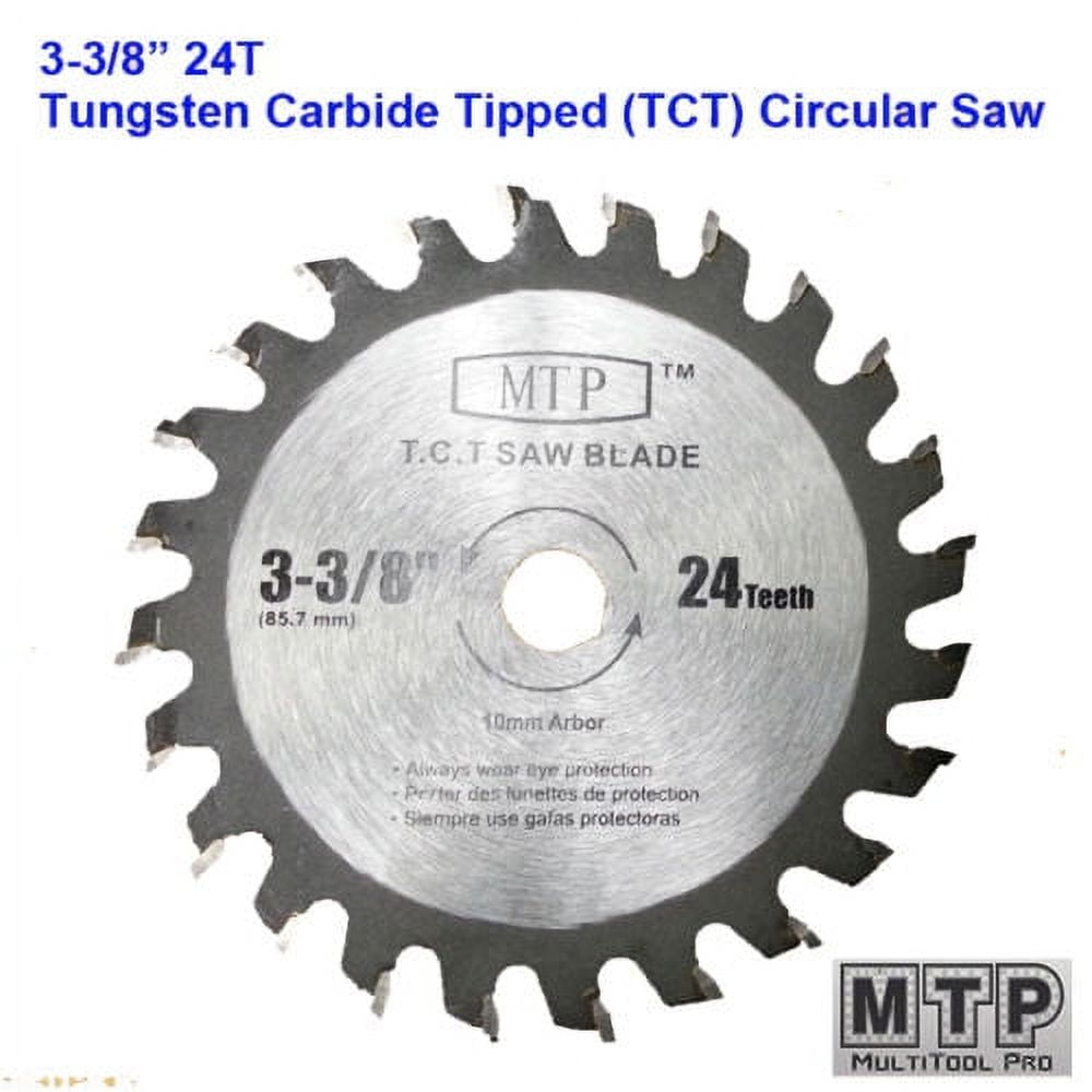MTP 3-3/8-inch 10mm Arbor Carbide Tip Circular Saw Blade fit Craftsman ...