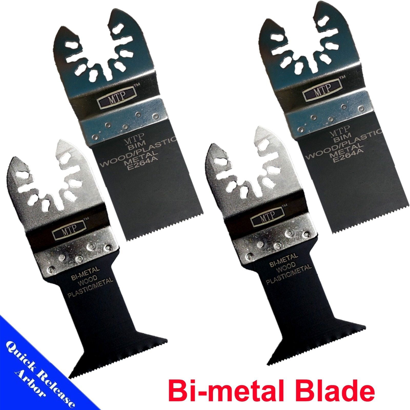 MTP ® 4x Bi-Metal Standard Quick Release Arbor Universal Fit Multi Tool ...