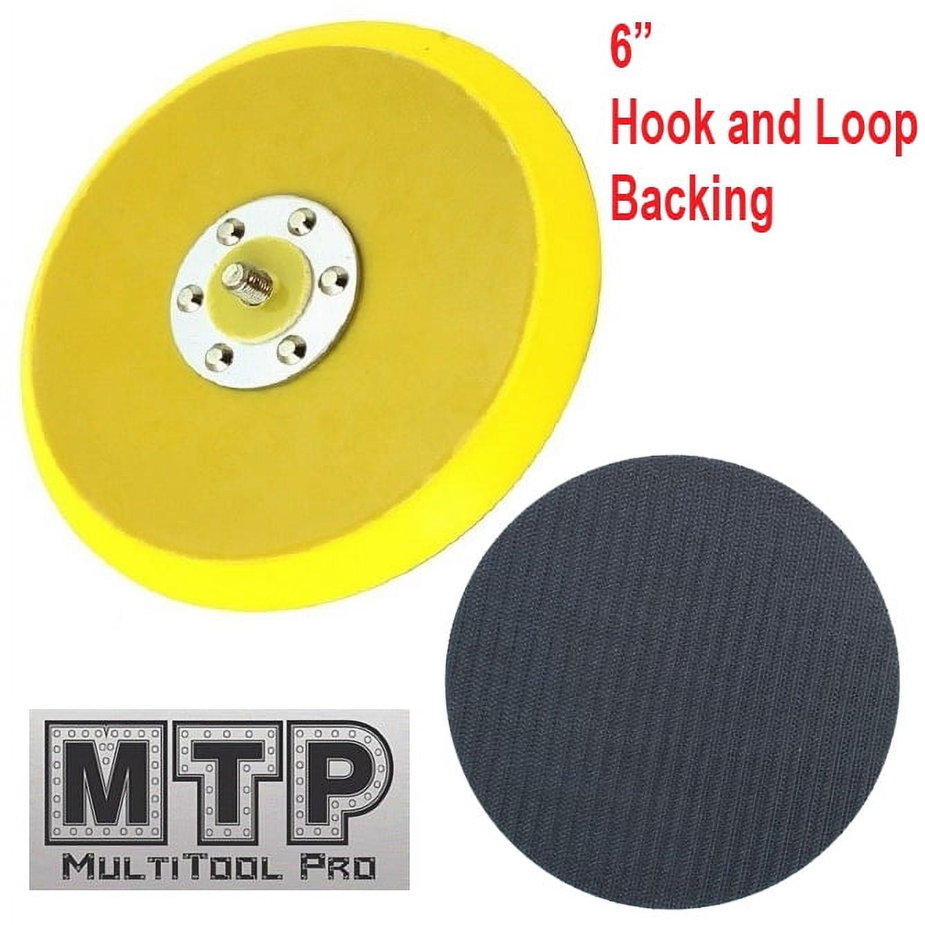 MTP 6 148MM Hook And Lopp Backing Face Sanding Pad 5 X 5 16 24 TPI mtp-6-148mm-hook-and-lopp-backing-face-sanding-pad-5-x-5-16-24-tpi