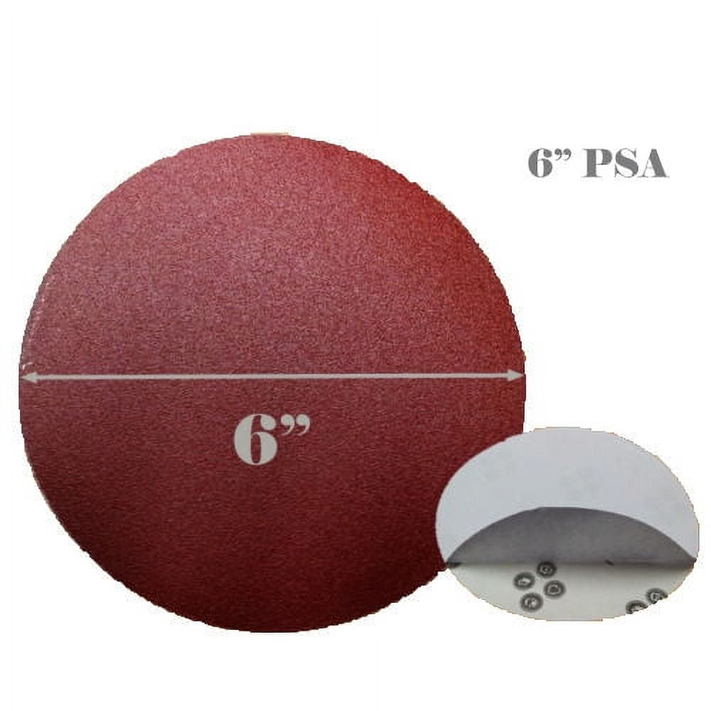MTP ® 6" PSA Self Adhesive 60/80/120/180/240/320 Grit Sanding Abrasive ...