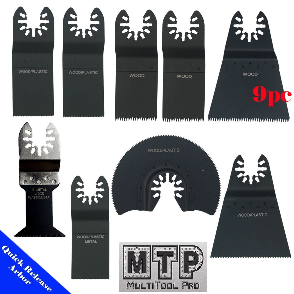 MTP ? 9X Bi metal Wood Quick Release Arbor Universal Fit Multi Tool ...
