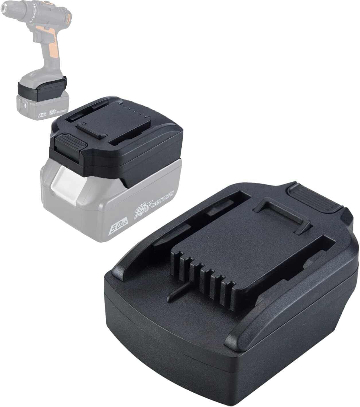 MTP Battery Adapter Converter for Makita BL1850 BL1860 18V Battery to ...