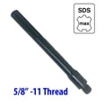 MTP ® Core Bit Adapter 5/8" 11 UNC Thread Male to SDS Max Power Hammer ...