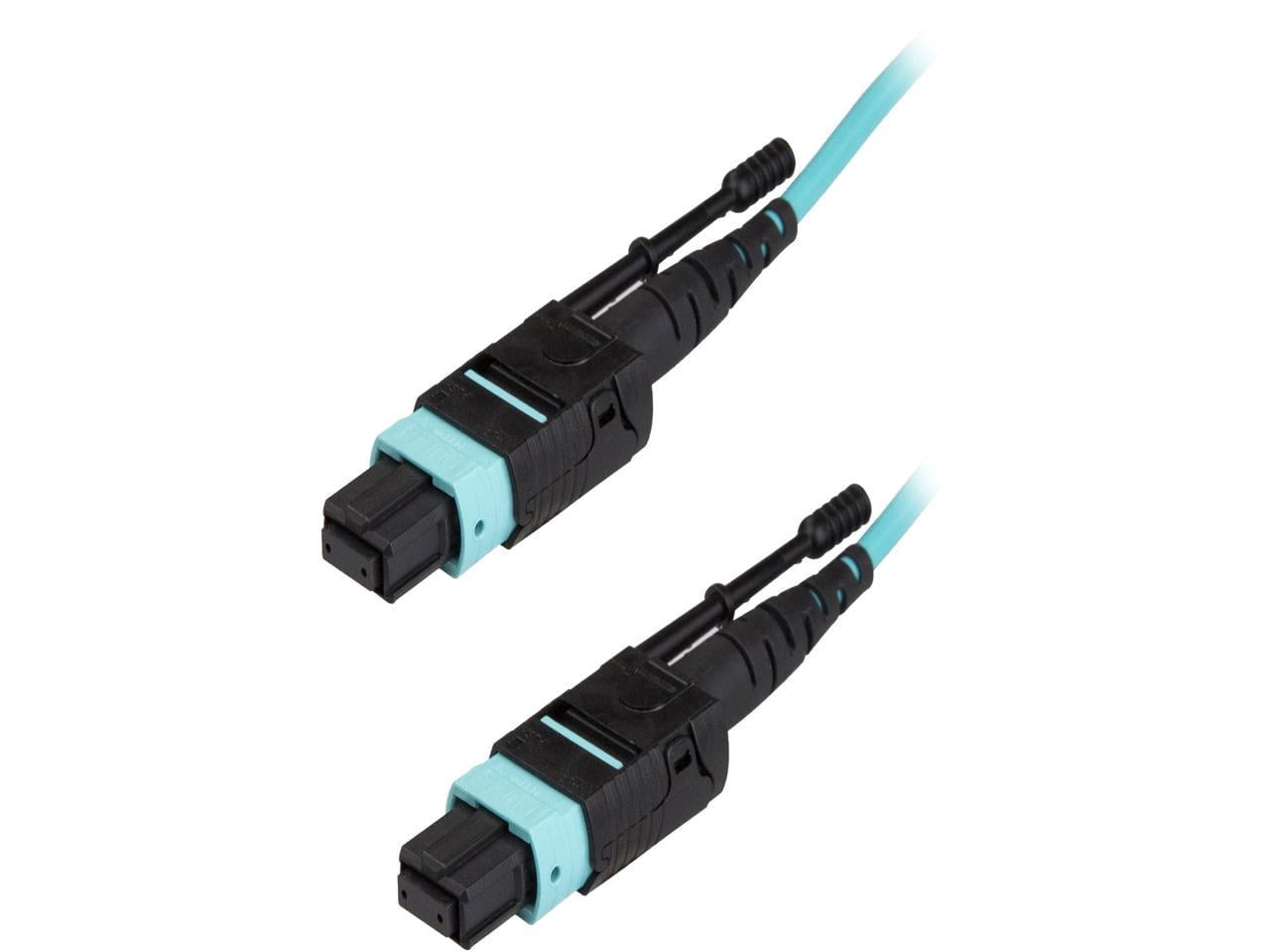 Startech MPO12PL1M 1M (3FT) MTP(F)/PC OM3 MULTIMODE FIBER OPTIC CABLE ...