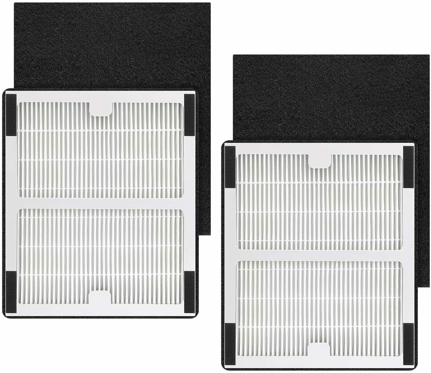 2-Pack Idylis IAF-H-100B True Hepa and Carbon Replacement Filters for ...