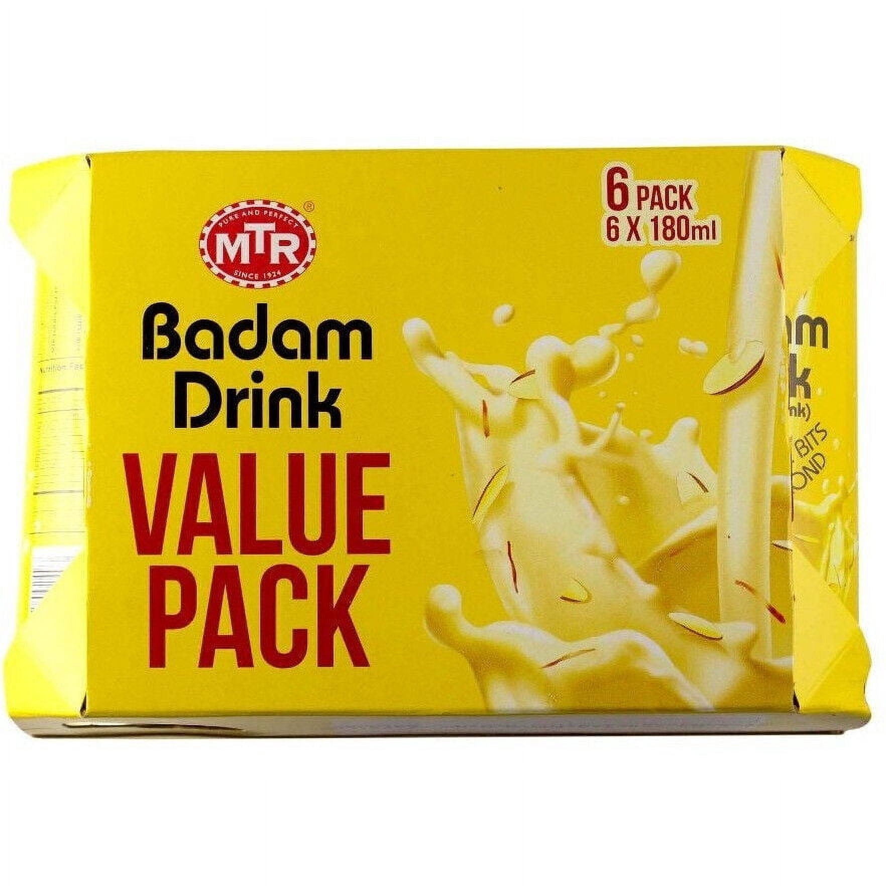 MTR 6 Pack Cans Badam Drink - 180 ml (6 fl. oz) - Walmart.com