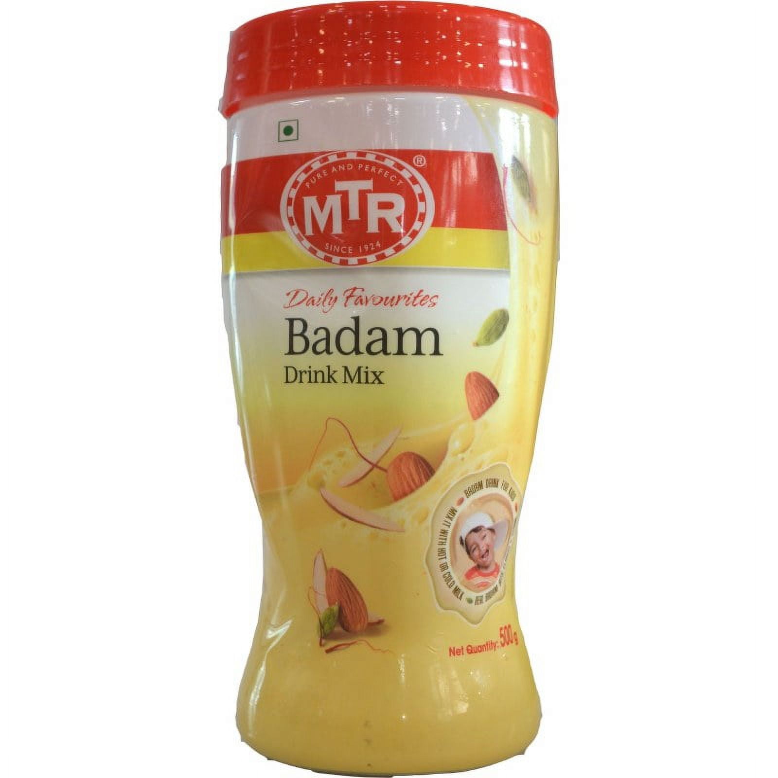 MTR Badam Drink Mix Jar - 500 Gm (1.1 Lb) - Walmart.com