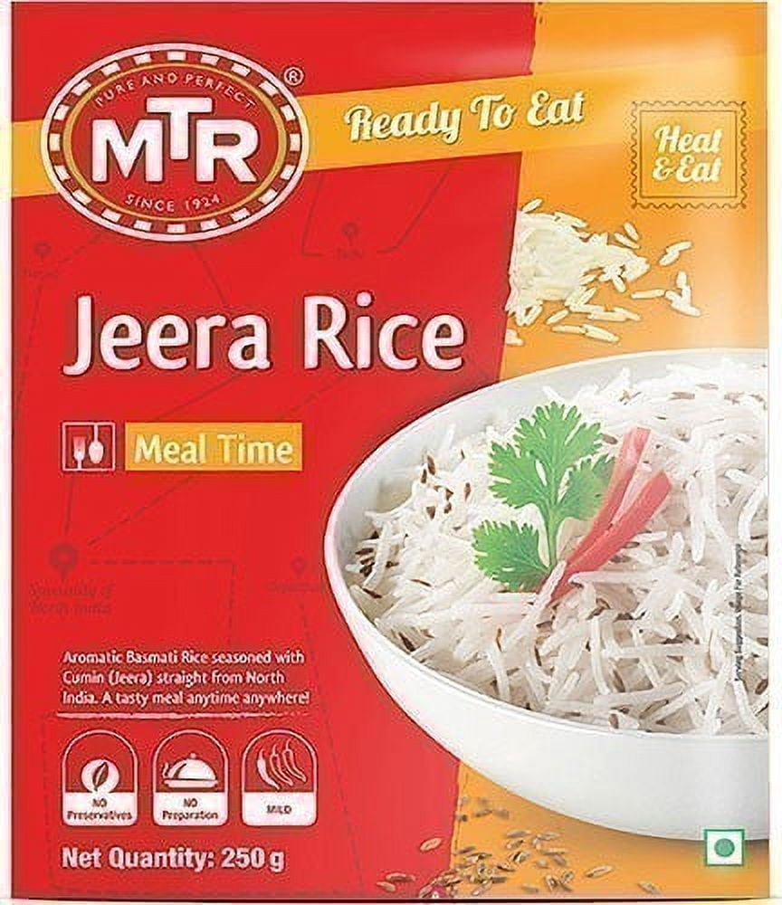 MTR Jeera (cumin) Rice (Ready-to-Eat) 8.9 oz box Pack of 2 - Walmart.com