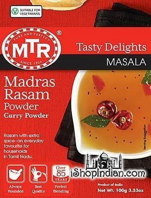 MTR Indian Cooking Seasonings - Madras Rasam Powder, 200 Grams (7.05oz ...