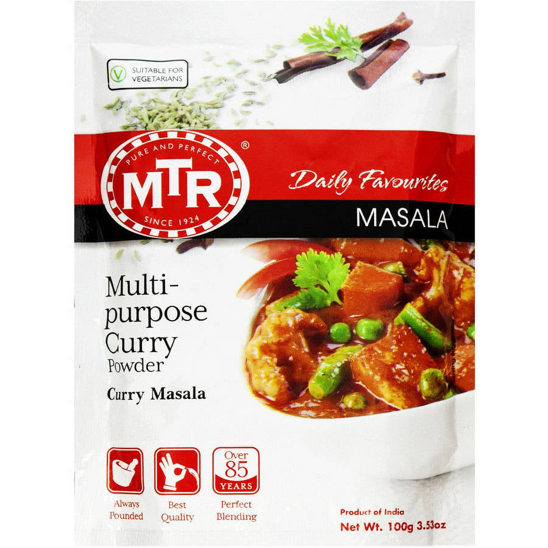 MTR Multipurpose curry powder 100 gms - Indian Spices - Walmart.com