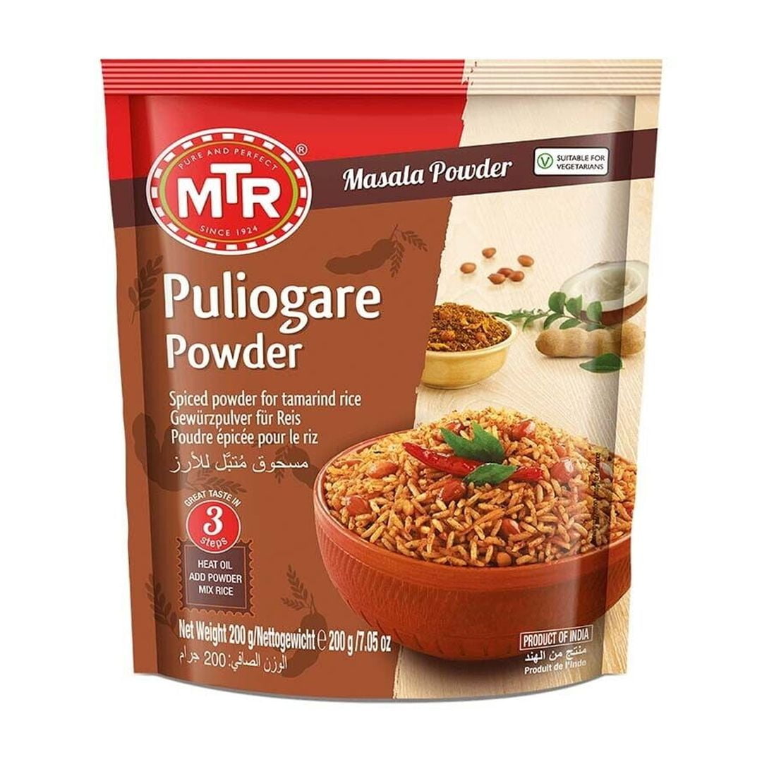 MTR Puliogare Powder (Spice Masala Powder for Tamarind Rice) - 200g/7 ...
