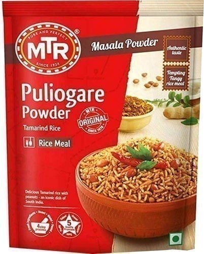 MTR Puliyogare (tamarind rice) Powder 7 oz pouch Pack of 2 - Walmart.com