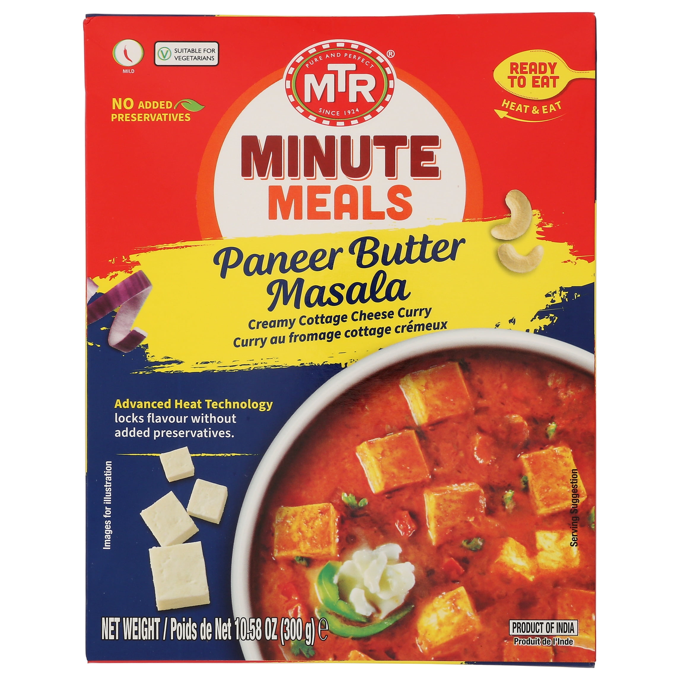 MTR Indian Food: Ready To Eat Paneer Butter Masala Curry, 300 gms ...