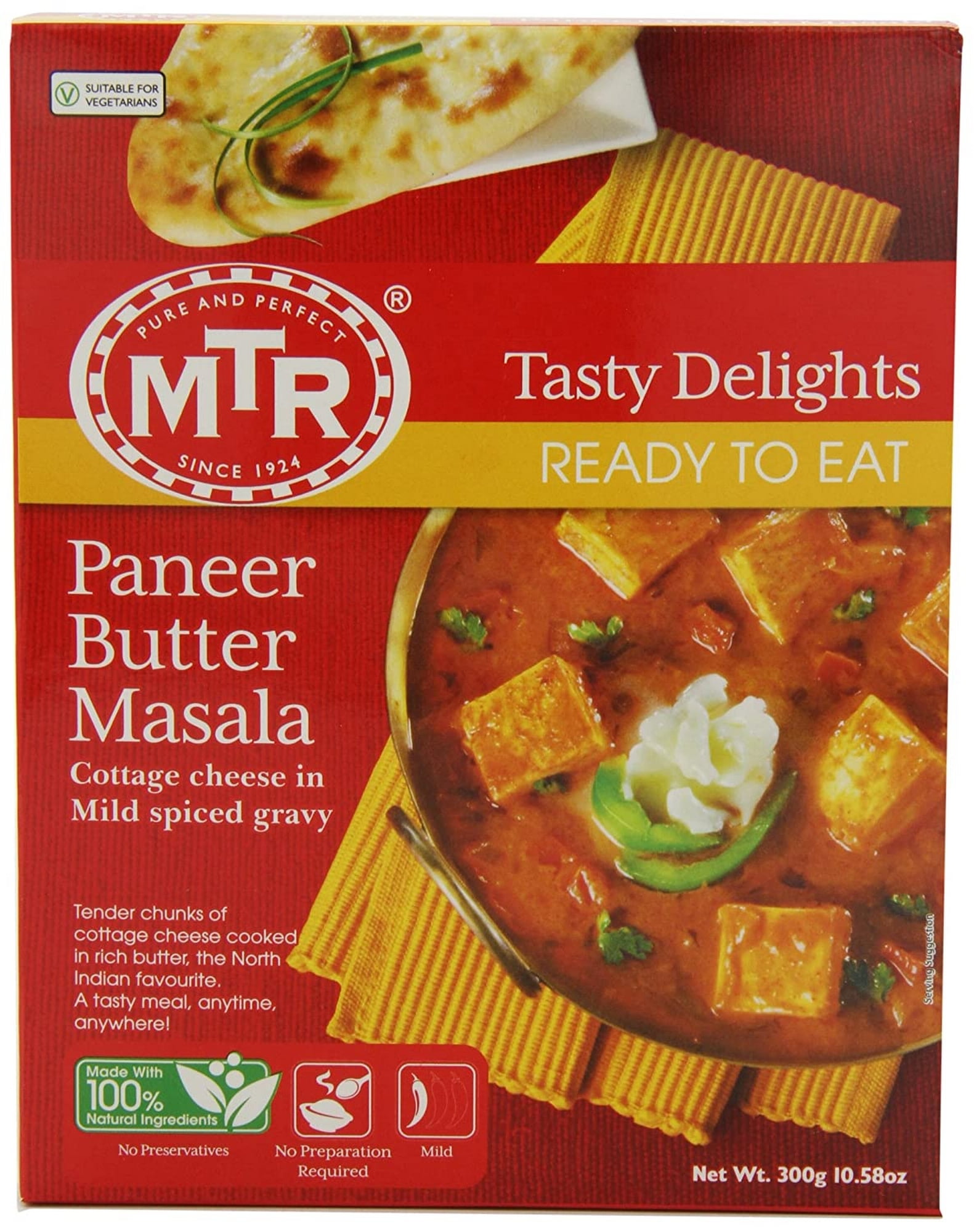 MTR Indian Food: Ready To Eat Paneer Butter Masala Curry, 300 gms ...