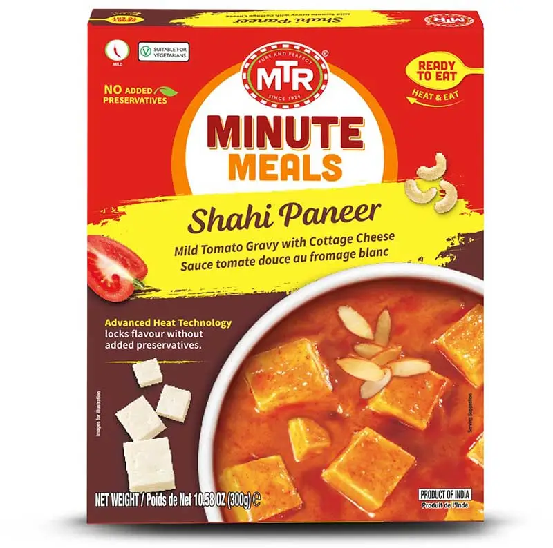 MTR Shahi Paneer (Ready-to-Eat) 10.5 oz box Pack of 4 - Walmart.com