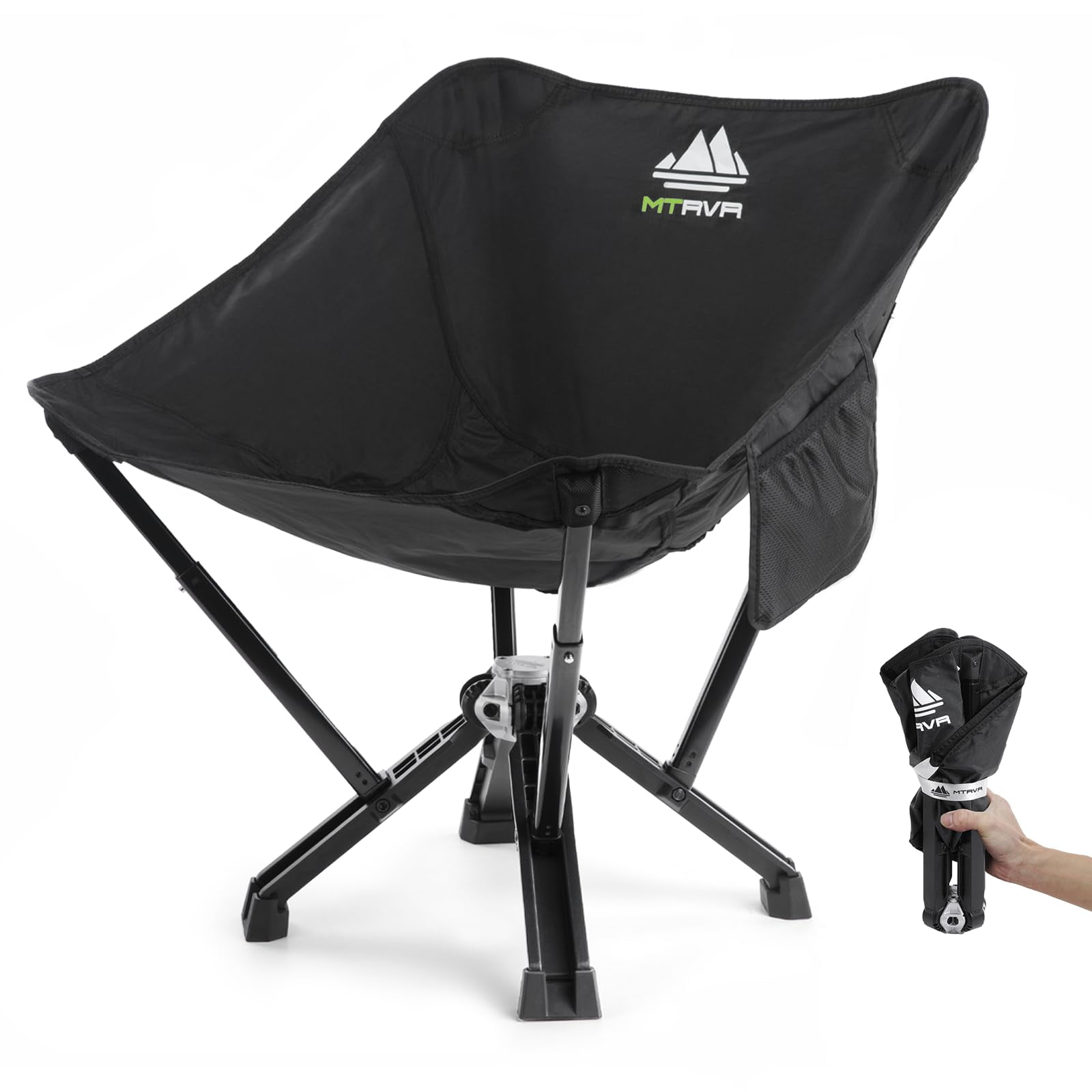 MTRVR Folding Camping Chairs, Portable Camp Chair, Lightweight, Compact ...