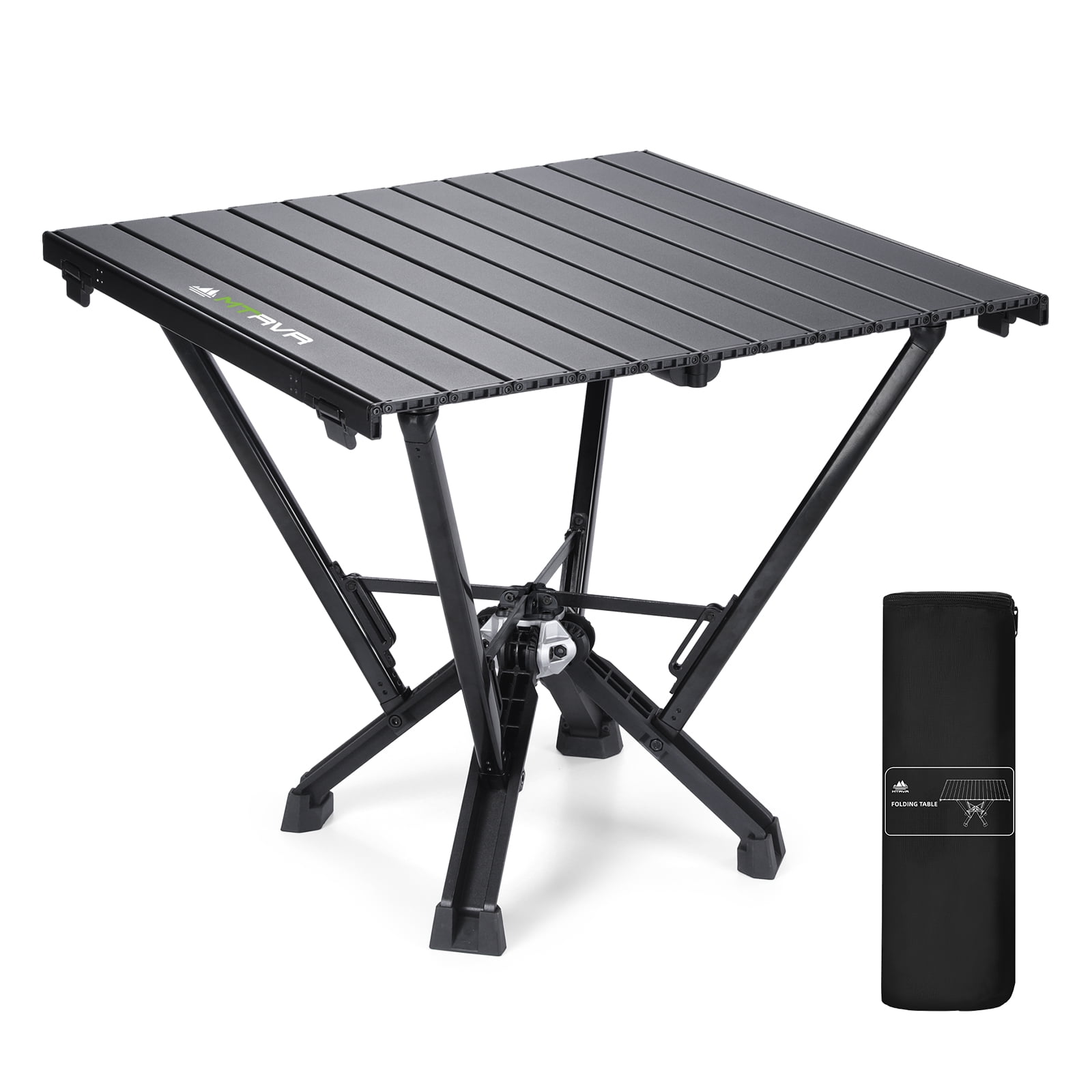 MTRVR Folding Camping Table, Sturdy Aluminum Foldable Camping Table ...