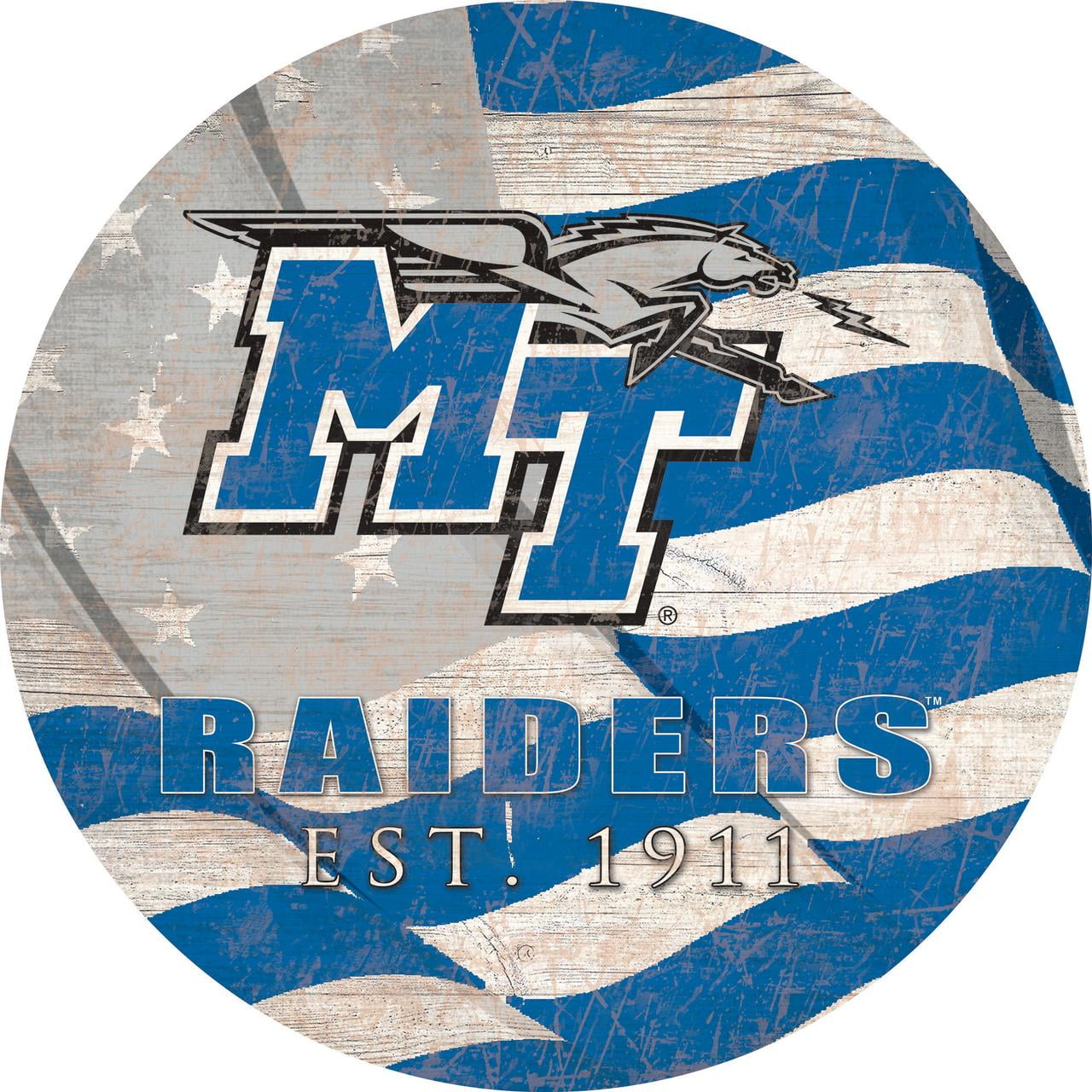 MTSU Blue Raiders 12" Team Color Flag Sign - Walmart.com