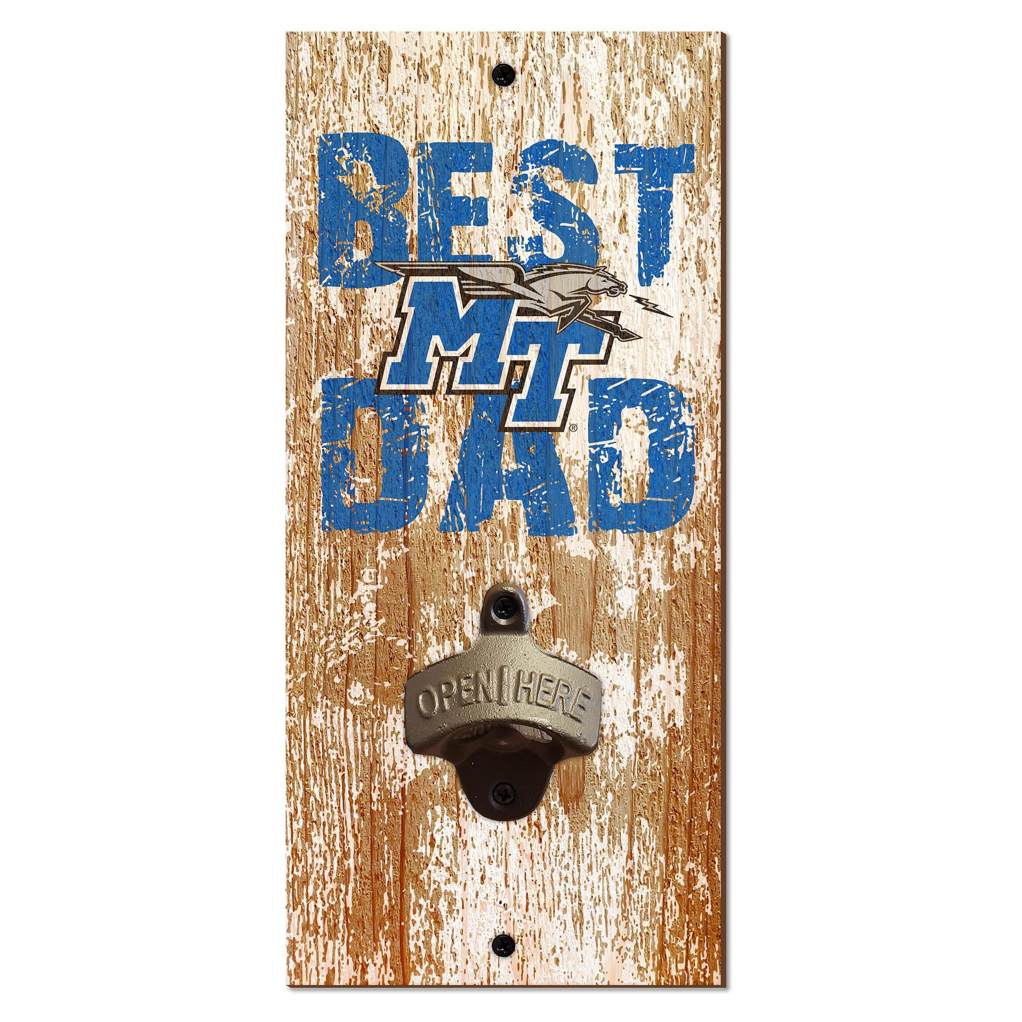 MTSU Blue Raiders 5'' x 12'' Best Dad Bottle Opener - Walmart.com
