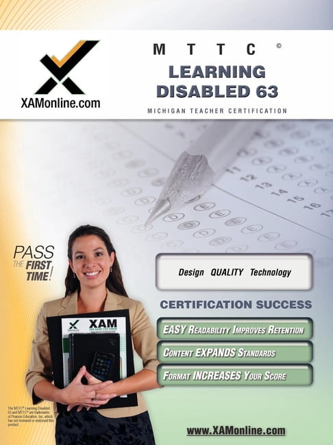 XAM MTTC Mttc Learning Disabled 63 Teacher Certification Test Prep ...