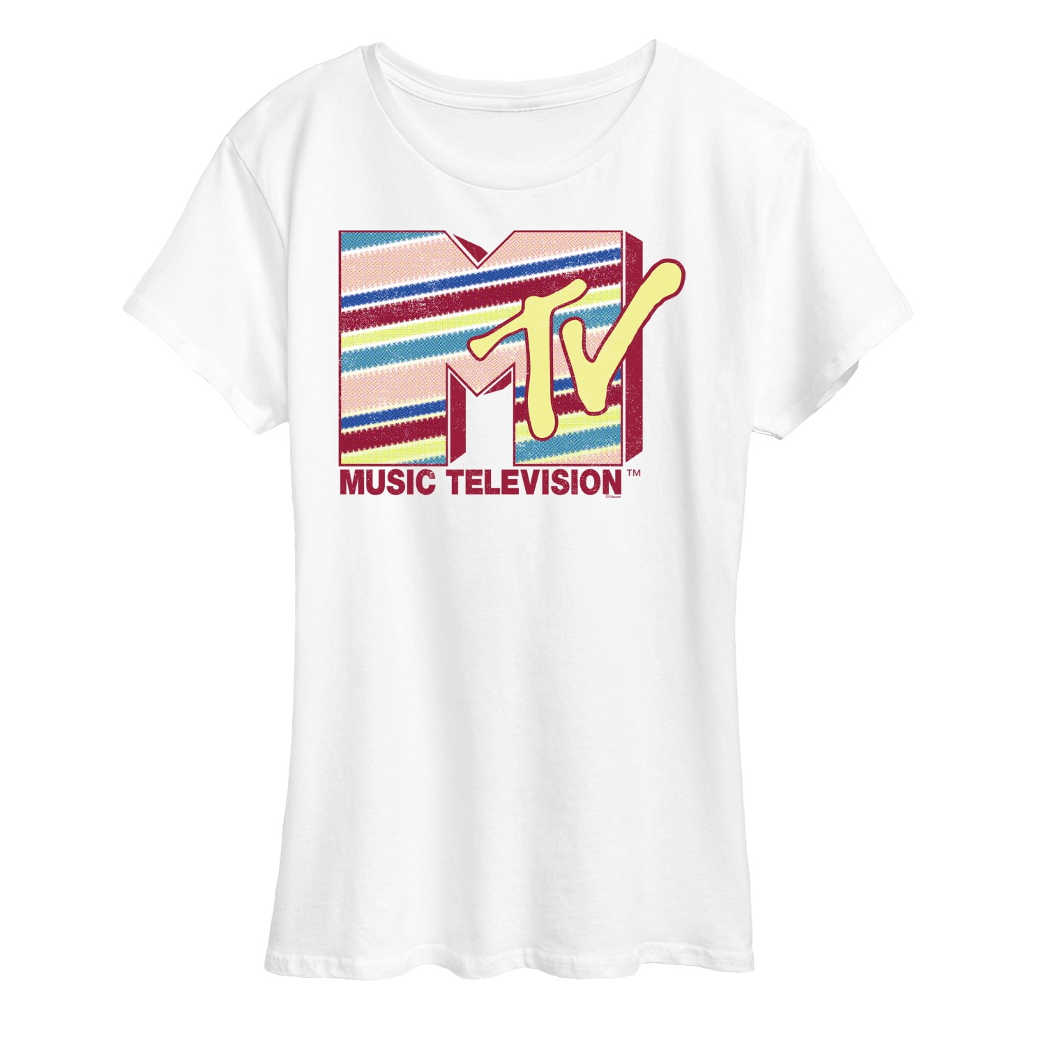 MTV - Allan Logo - Women's Short Sleeve Graphic T-Shirt - Walmart.com